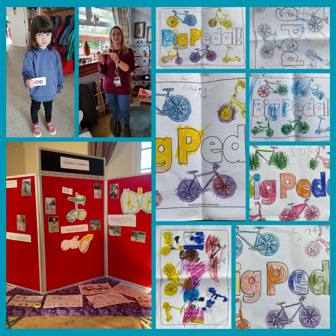 Nursery school children join the Killearn Active Travel Event ...